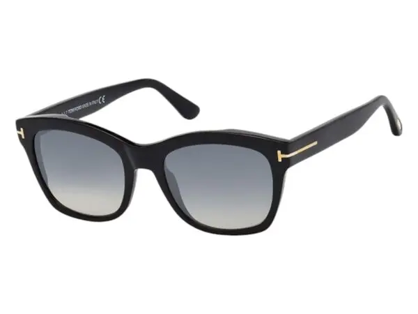 TOM FORD Cat Eye Sunglasses - Black (ft0614 01c)