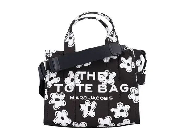 Marc Jacobs The Small Tote Daisy - Black White