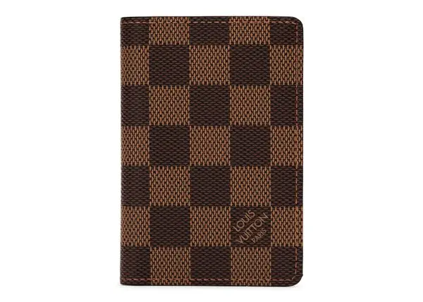 LOUIS VUITTON Pocket Organizer Damier Ebene Nm - Brown