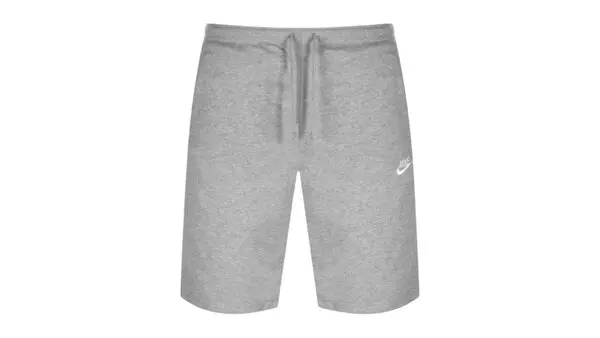 Nike Branded Swoosh Logo Shorts - Grey