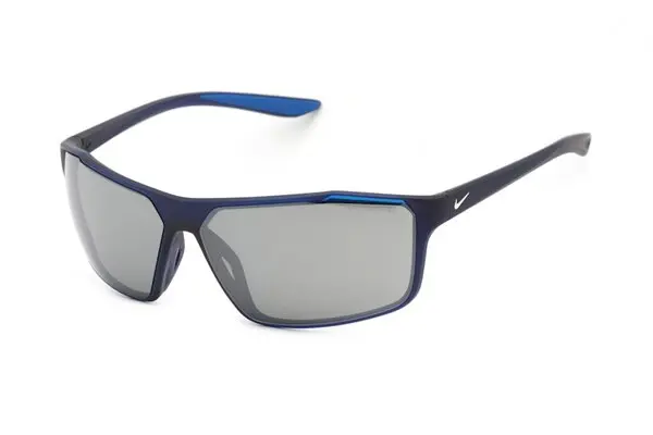 Nike Windstorm 410 Sunglasses - Matte Midnight Navy Blue/grey/silver (cw4674