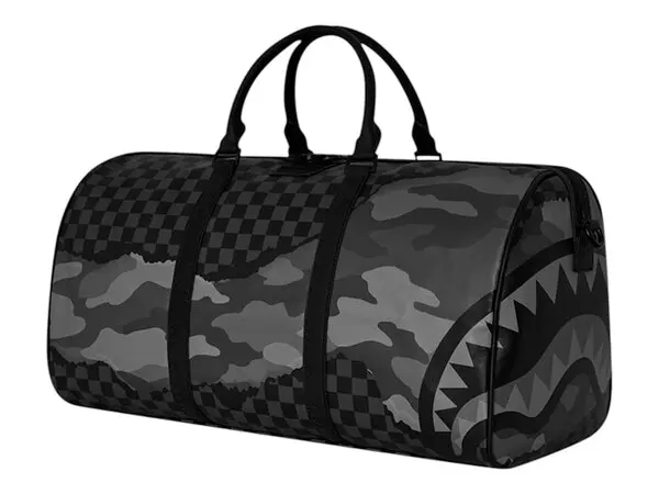 SPRAYGROUND Split Up Camo Tear Duffle Large