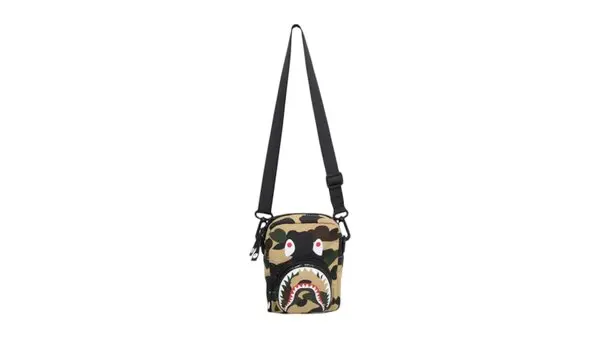A BATHING APE 1st Camo Shark Mini Bag - Yellow