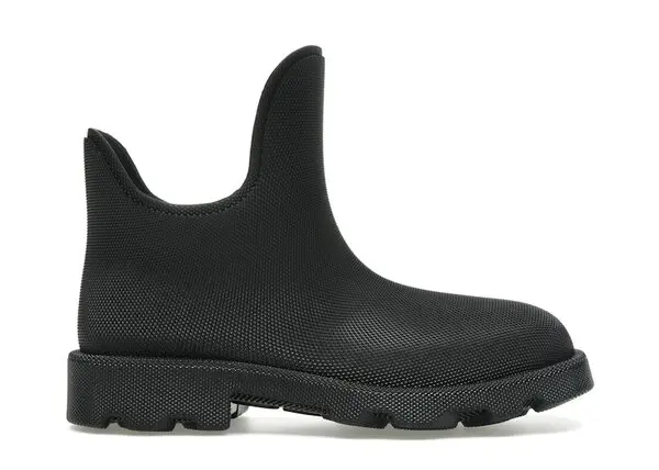 Burberry Round-toe Ankle Boots - Black