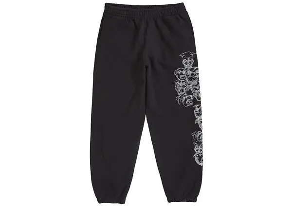 Supreme Pitbulls Embroidered Sweatpant - Black