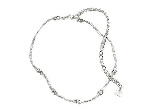 Chanel Metal Choker - Silver (abe255 B18058 Nzs81)