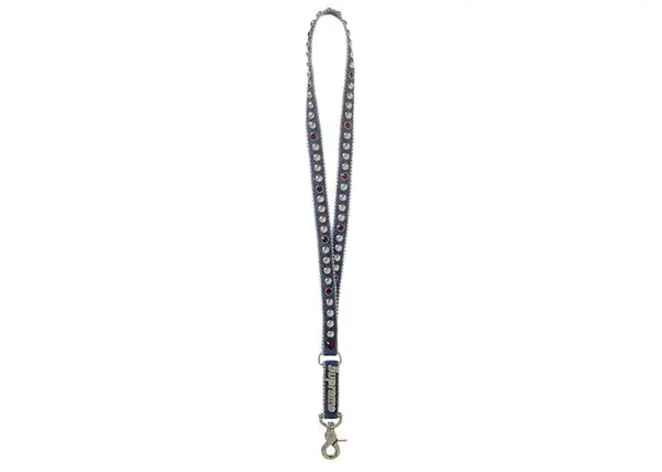 Supreme B.b. Simon Denim Lanyard - Washed Indigo