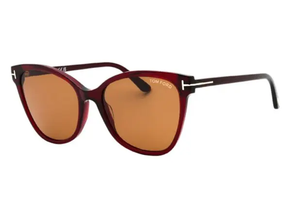 TOM FORD Cat Eye Full Rim Sunglasses - Shiny Red (ft0844ani 68e)
