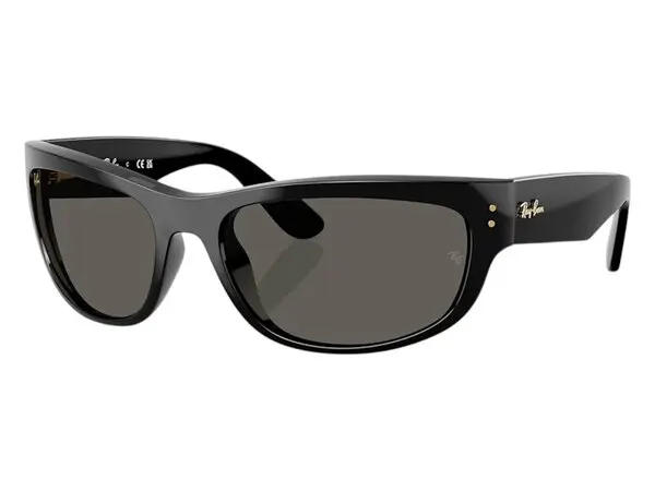 Ray-ban X A$ap Rocky Mega Balorama Sunglasses - Black Dark Grey (rb2289 6826j5 63/19)