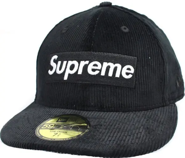 Supreme Corduroy Box Logo Cap