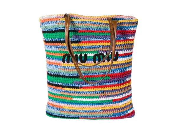 Miu Miu Crochet Tote - Multicolor