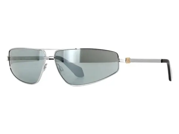 Palm Angels Clavey Sunglasses - Silver (peri059s24met0017272)