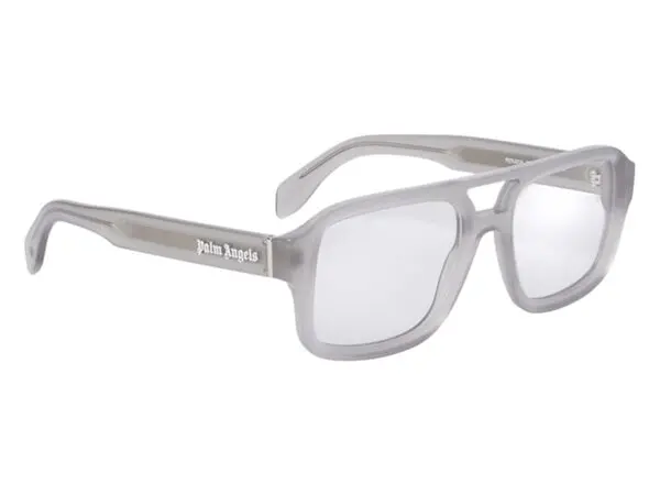 Palm Angels Style 16 Eyeglasses - Grey Clear Lens (perj016s25pla0010900)