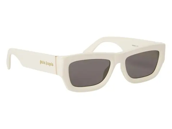 Palm Angels Auberry Sunglasses - White Dark Grey (peri048s24pla0010107)