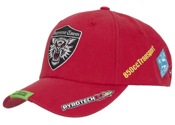 Supreme Racing Team 6-panel Hat - Red
