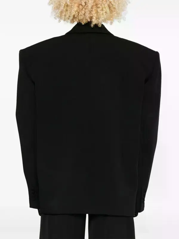 NISSA Oversized Blazer With Shoulder Pads