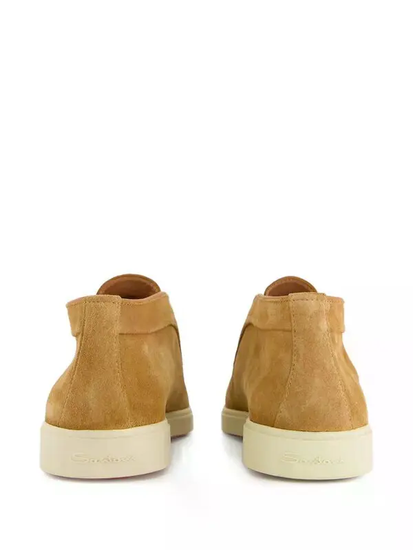 Santoni Suede Slip-on Desert Boots