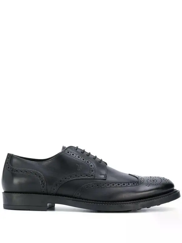 TOD'S Wingtrip Monogram Brogues