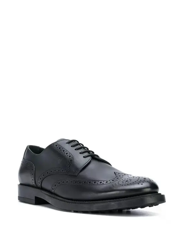 TOD'S Wingtrip Monogram Brogues