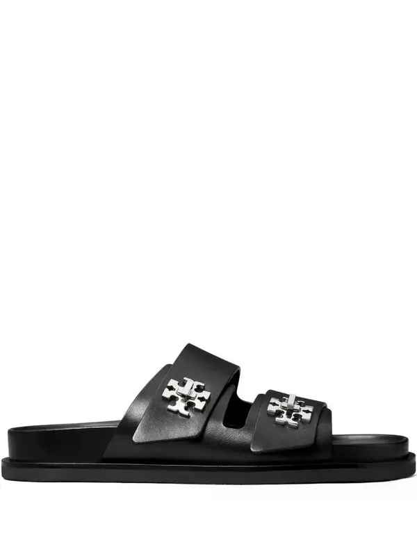 Tory Burch Turnlock Sport Sandals - Black