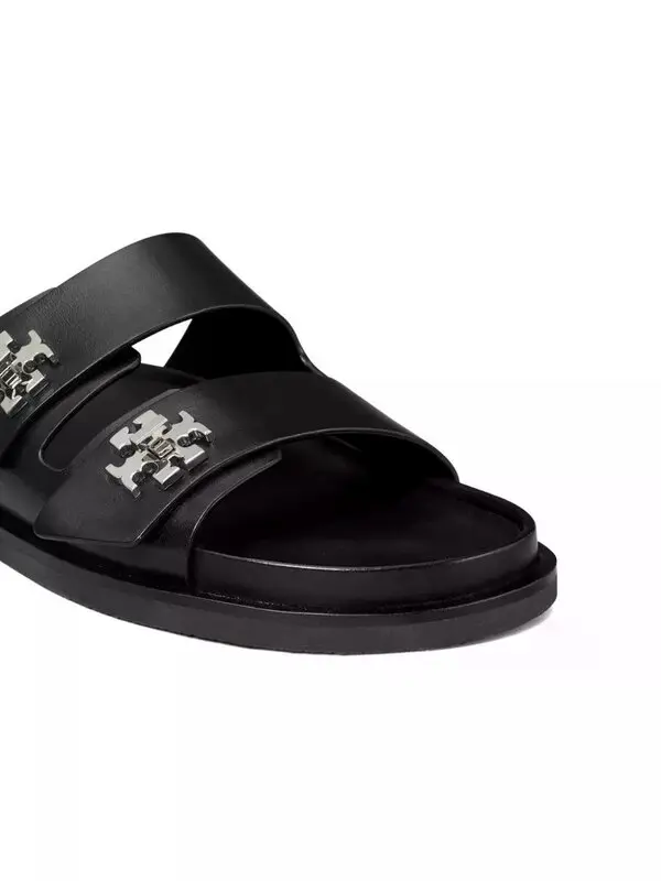 Tory Burch Turnlock Sport Sandals - Black