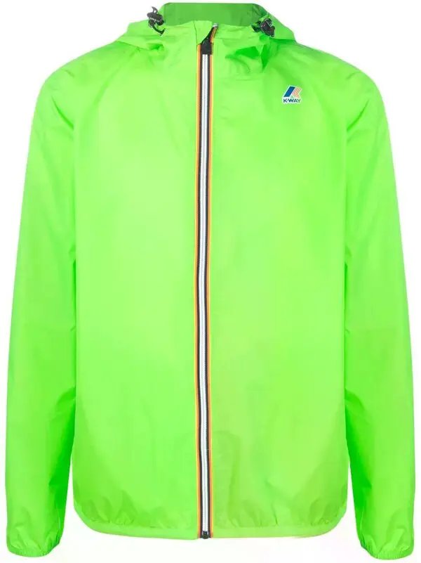 K-WAY Logo-print Hooded Jacket - Green