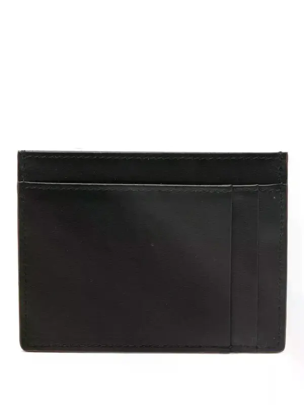 Miu Miu Logo-debossed Cardholder - Black