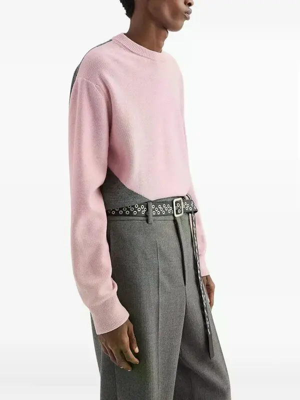 JIL SANDER Colourblock Sweater - Pink