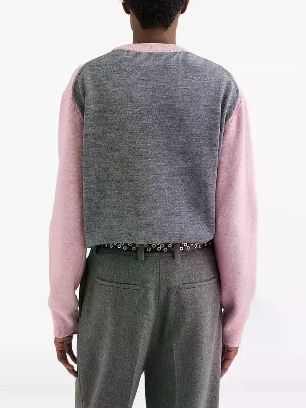 JIL SANDER Colourblock Sweater - Pink