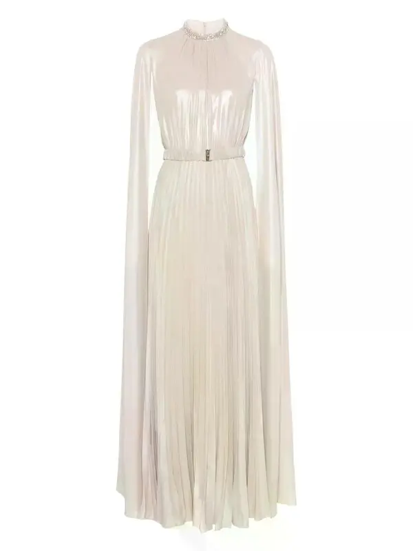 NISSA Cape-design Maxi Dress