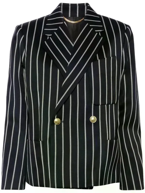 Victoria Beckham Cropped Double-breasted Jacket