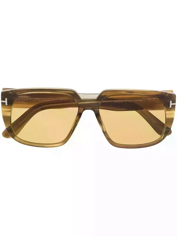 TOM FORD Rectangle-framed Tinted Sunglasses