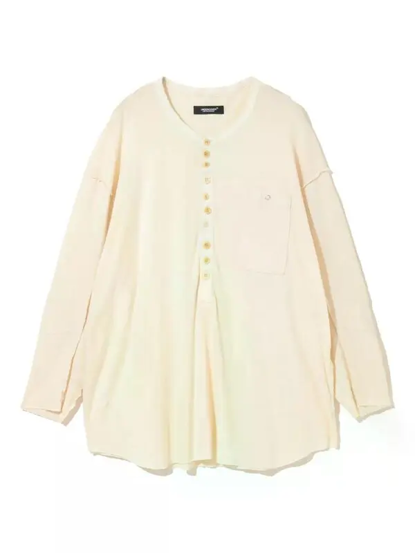 Undercover Button-up Long-sleeve Shirt - Neutrals