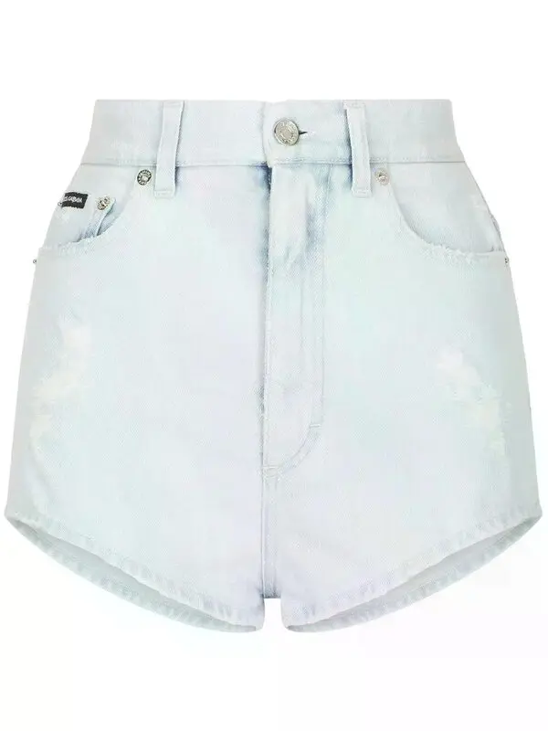 Dolce & Gabbana High-waisted Denim Shorts