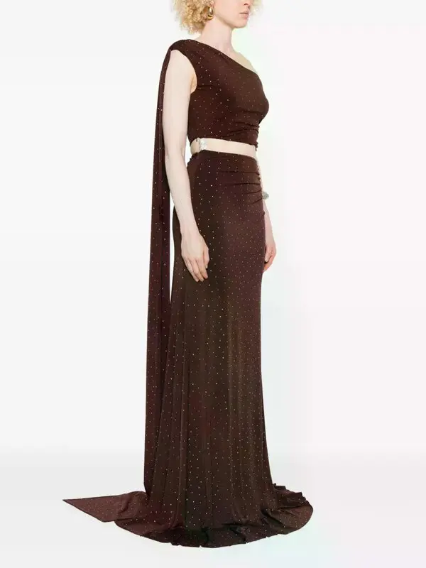 NISSA Rhinestone-embellished Gown