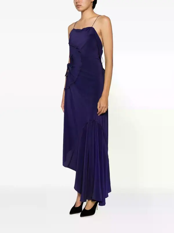 Victoria Beckham Asymmetric Silk Dress