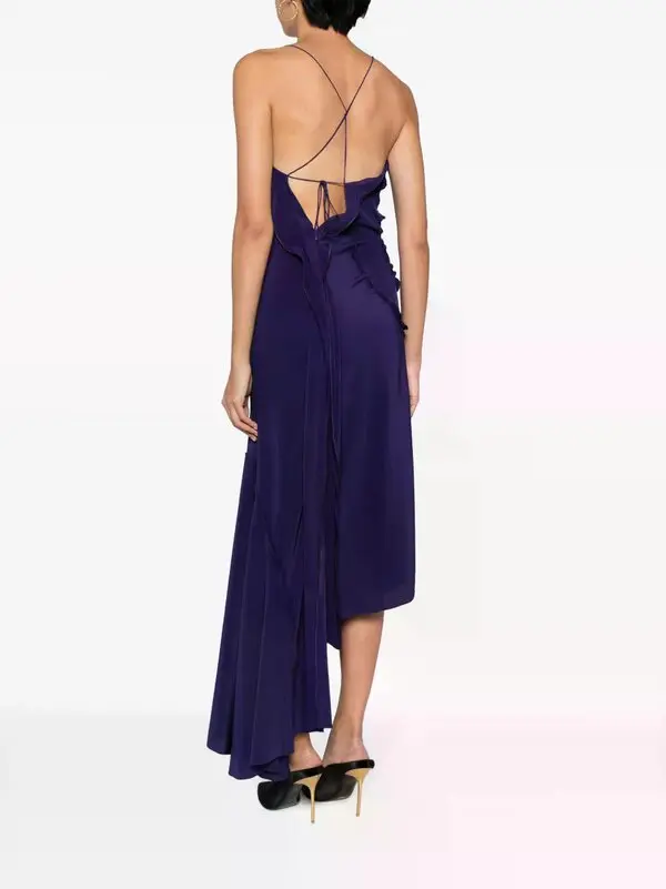 Victoria Beckham Asymmetric Silk Dress