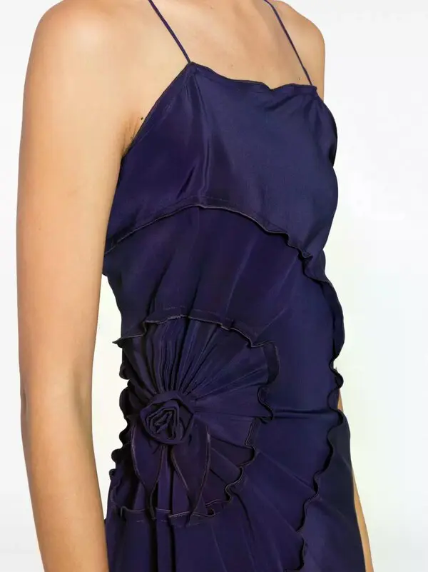 Victoria Beckham Asymmetric Silk Dress