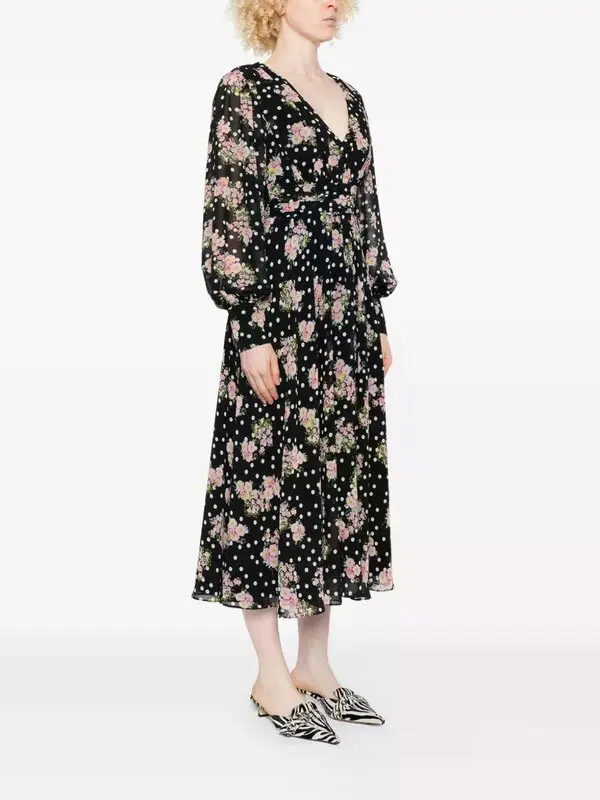 NISSA Printed Midi Dress