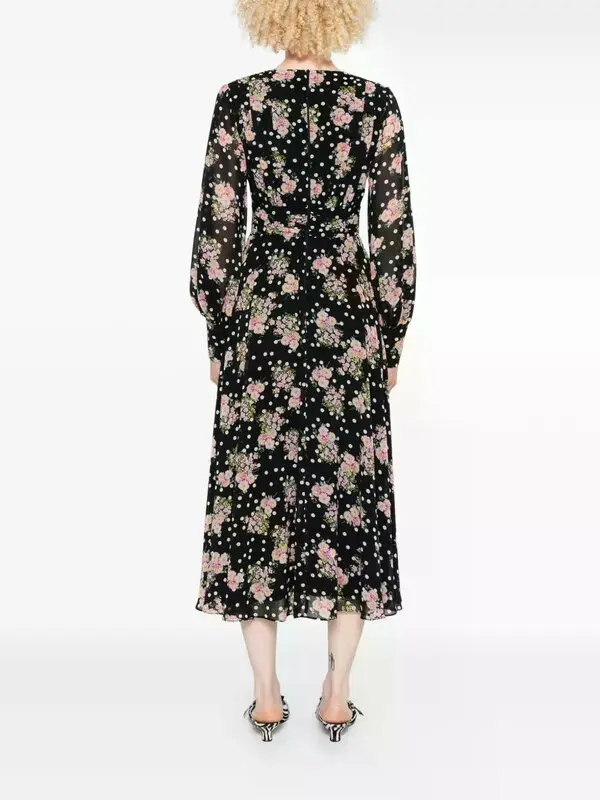 NISSA Printed Midi Dress
