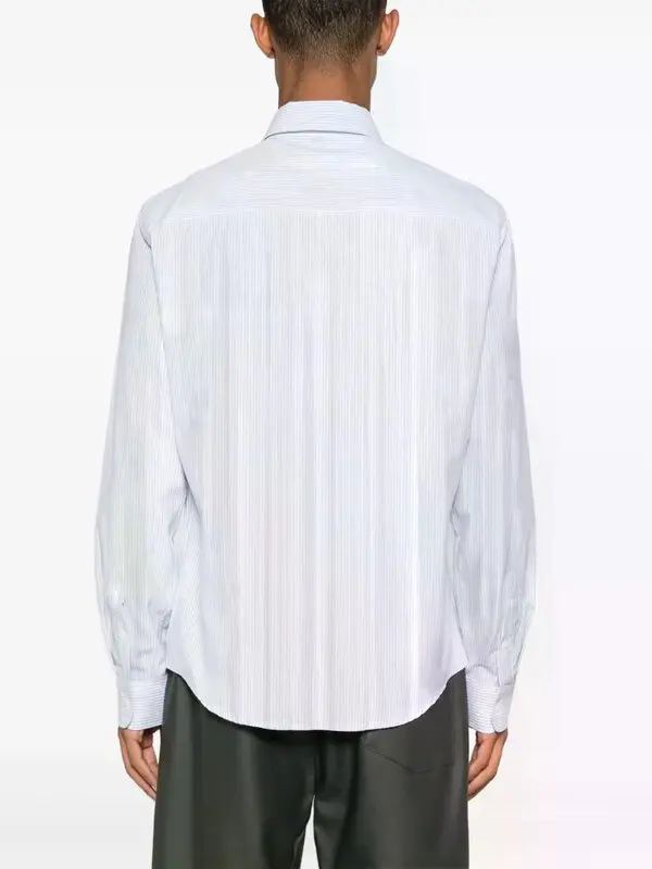 AMI Paris De Coeur Striped Shirt