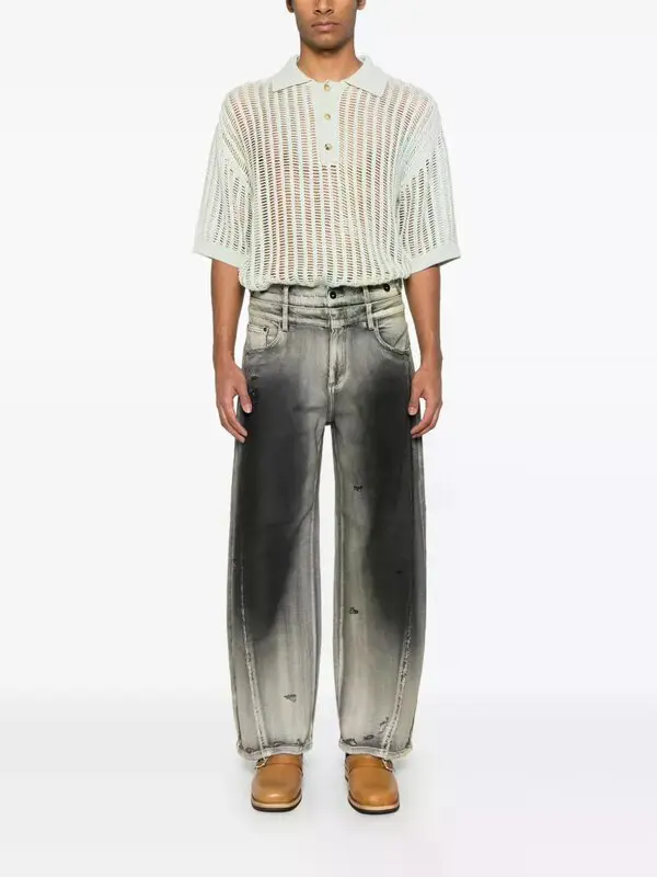 FENG CHEN WANG Washed-effect Jeans