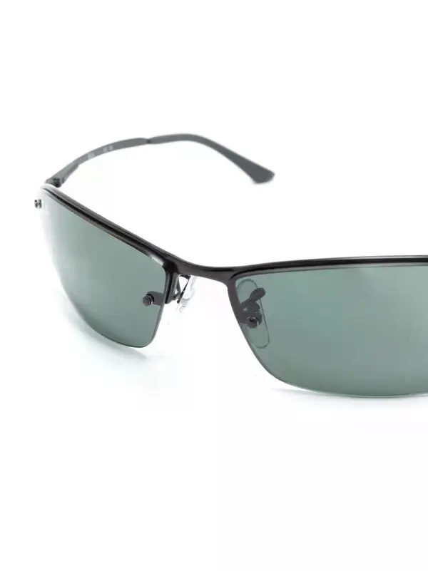 Ray-ban Logo-plaque Shield-frame Sunglasses