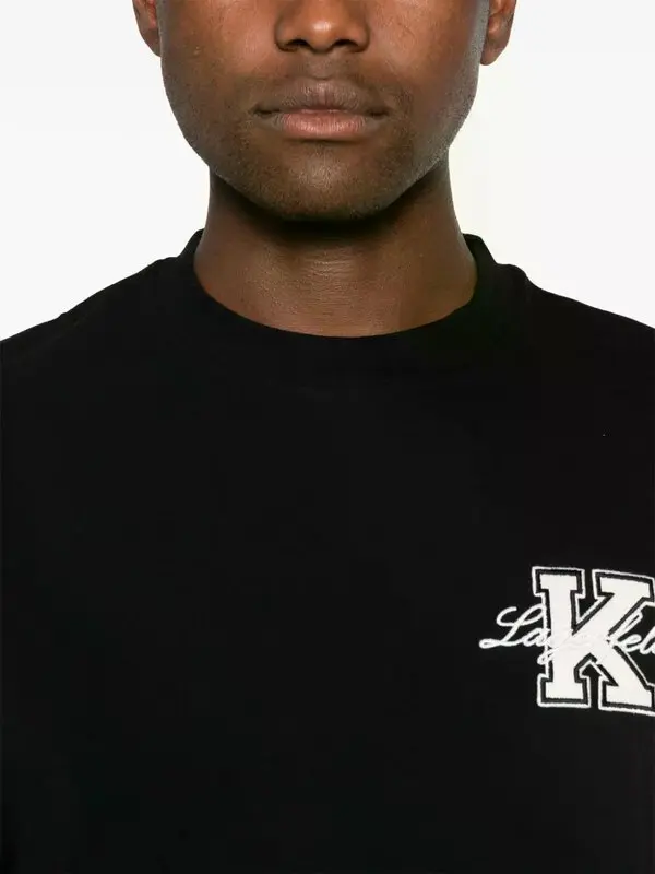 Karl Lagerfeld Logo-appliqué T-shirt