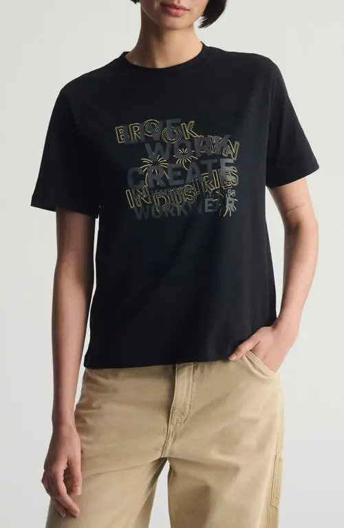 Brooklyn Industries Cotton Graphic T-shirt