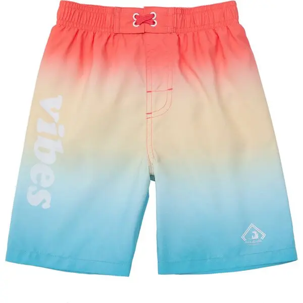 ROKKA&ROLLA Swim Trunks With Mesh Lining Upf 50 - Peach Vibes
