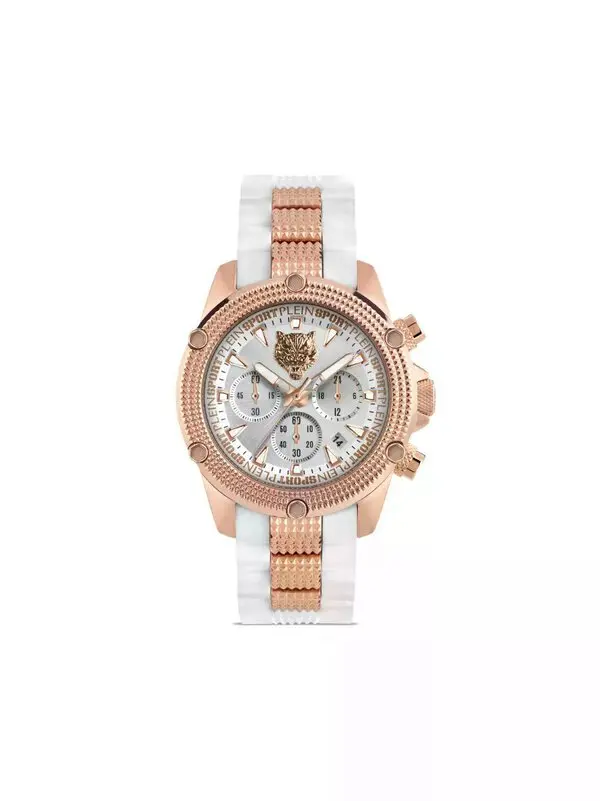 PLEIN SPORT Hurricane Chrono 44mm Timepiece - Silver