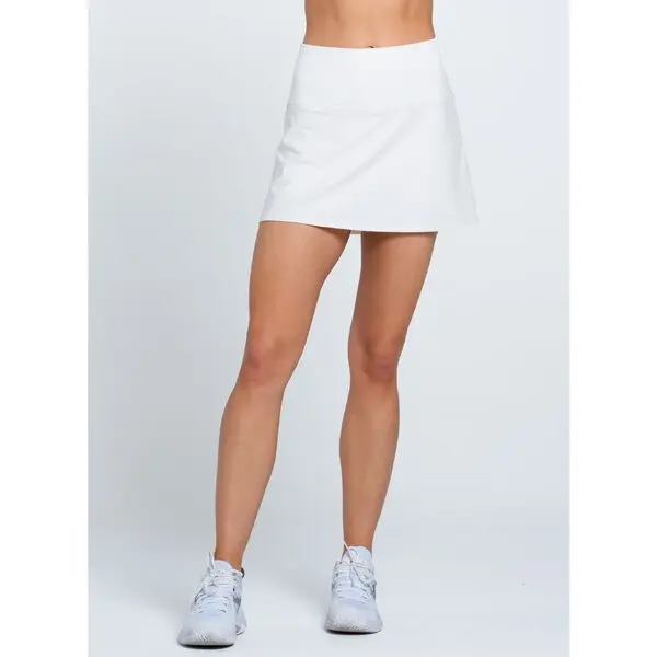 Lucky In Love Baseline A-line Skirt - Bone