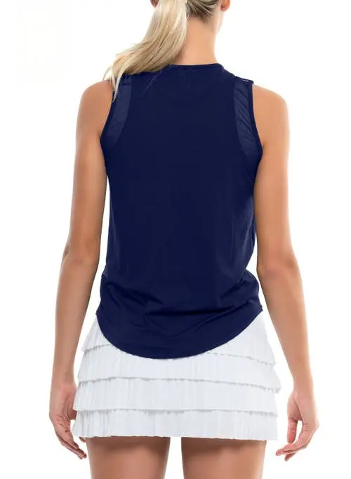 Lucky In Love Chill Out Tank - Midnight