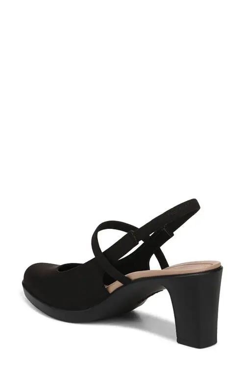 LIFESTRIDE Evoke Slingback Mary Jane Platform Pump - Black